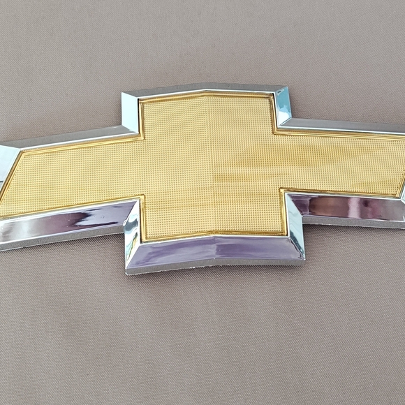 Other | Chevrolet Gold And Silver Car Emblem | Poshmark